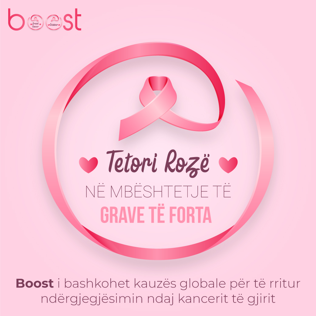 Boost i bashkohet kauzës globale "Tetori Rozë" - Boost Discovery
